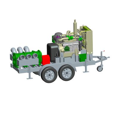 China NBR Rubber Rotary Mobile Diesel Pump Practical Flexible Emergency for sale