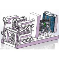 China GG25 Grey Cast Iron Wastewater Lobe Pump Corrosion Resistant for sale
