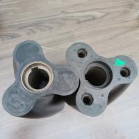 China Petrochemical Wastewater Lifting Rubber Rotor Rotary Lobe Pump for sale