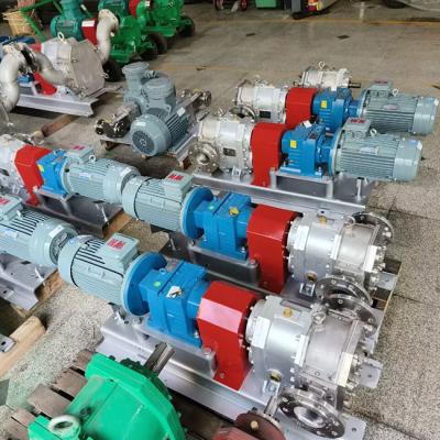 China Wear Resistant Fruit Waste Lobe Pump Non Clogging 3-22KW Durable for sale
