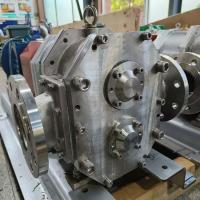 China SS416 Positive Displacement Lobe Pump , Anticorrosive Jam Transport Lobe Pump for sale