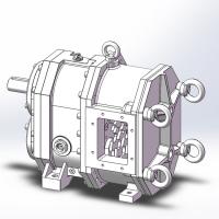 China Antiwear Durable WWTP Multi Crusher , Multifunctional Double Shaft Grinder for sale