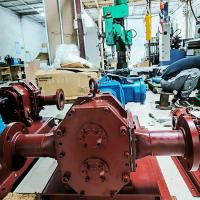 China Replace VX 136 Series Rotary Lobe Pump , Pickling / Alkali Washing Backwash Pump for sale