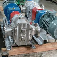 China High Pressure Stainless Steel Rotary Lobe Pump With Double Shaft Pump Casing for sale
