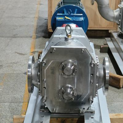 China Easy Entrance Of Solids SS316L Rotary Lobe Pump For High Viscosity Liquid for sale