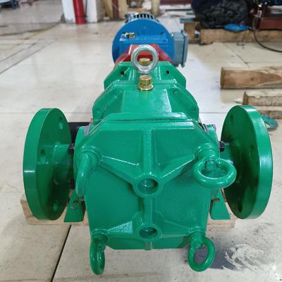China Tri - Lobe Rotors High Viscosity Oil Sludge Pumps With Explosion - Proof Motor for sale