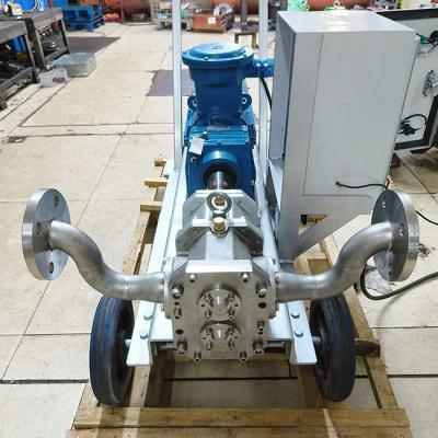 China Compact And Powerful Hand Cart Rotary ATEX Lobe Pump For Oil for sale