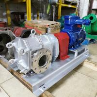 China Heat-Resistant AP1 676 Oil Sludge Pump Rotary Lobe Pump With FKM Rotor for sale