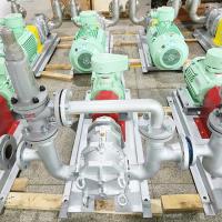 China Petroleum Industry FKM Rotor Ss316 Tri Lobe Pumps With Safety Valves for sale