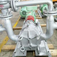 China Petroleum Industry FKM Rotor Ss316 Tri Lobe Pumps With Safety Valves for sale