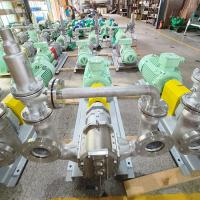 China Petrochemical Stainless Steel Rotor Lobe Pumps With Safety Valves for sale