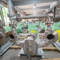 China Petrochemical Stainless Steel Rotor Lobe Pumps With Safety Valves for sale