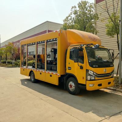 China Non - Clogging High Self - Priming River Silt Cleaning Rotary Lobe Pump Truck for sale