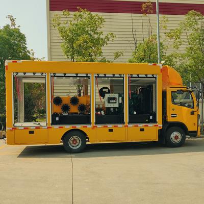 China Vehicle - Mounted Type Lobe Pump Truck For Flood Control And Drainage for sale