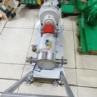 China High Corrosive High Viscous Hand Cart Lobe Pumps With Electric Motor for sale