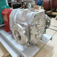 China Easy To Maintain Rubber Rotor Oil Sludge Recovery Lobe Pumps for sale
