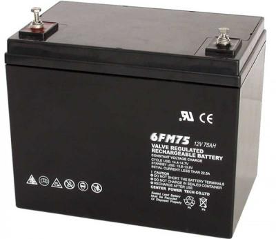 China UPS 75ah12v Deep Cycle Gel Battery Rechargeable With Big Capacity for sale