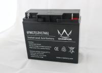 China Lightweight 17ah Seal Solar Lead Acid Battery Gel Or AGM Type for sale