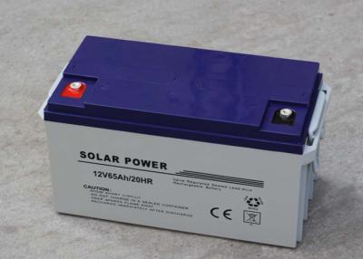 China Deep Cycle Sealed 12v65ah Lead Acid Battery AGM And Gel Type For Off Grid Power for sale