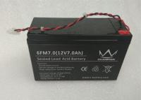 China Solar Lamp Gel Lead Acid Battery , Wire Terminal 7Ah 12V Deep Cycle Gel Battery for sale