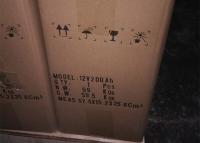 China Eco - Friendly 200Ah Deep Cycle Battery 12 V Front Terminal Long Life Solar Battery for sale