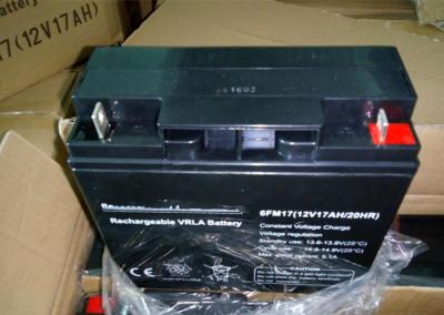 China 12v 17ah AGM Lead Acid Battery long life battery for ups inverter and security system for sale
