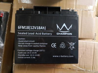 China Sealed Lead Acid Battery 12v 18ah Deep Cycle Battery For Solar UPS Inverter for sale