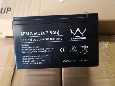China 12v 7.5ah deep cycle solar gel lead acid battery Solar UPS inverter system for sale