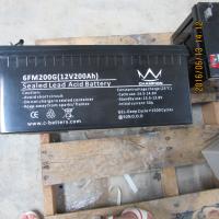 China High Rate Shock Proof VRLA AGM SMF 12V Lead Acid Battery 200ah For LED Lighting for sale