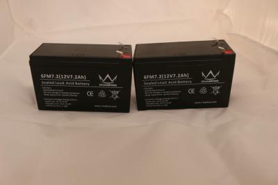 China Dry 12 Volt Sealed Lead Acid Battery Absorbent Glass Mat Technology for sale
