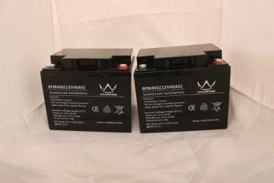 China Ups Power Supply Gel Type Batteries , Black Rechargeable Lead Acid Battery for sale
