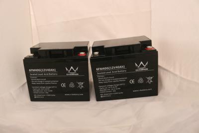 China Lightweight Gel Lead Acid Battery Strong Heat Dissipation 12V 40AH for sale