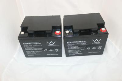 China M6 Terminal 12v Deep Cycle Gel Battery / ABS Case Gel Electrolyte Battery for sale