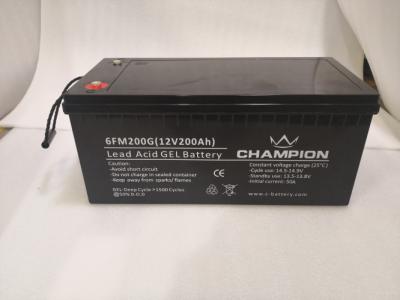 China Custom Gel Type Motorcycle Battery , Deep Cell Gel Batteries Free Maintenance for sale