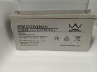 China Solar Deep Cycle Gel Vrla Battery , Ups Vrla Battery Maintenance Free for sale