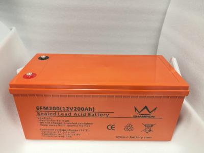 China 6FM200 VRLA Valve Regulated Lead Acid Battery 12v 200ah Solar Power Storage Batteries for sale