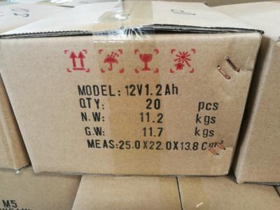 China Rechargeable Solar Lead Acid Battery 12 Volte For Electric Powered Bicycle for sale