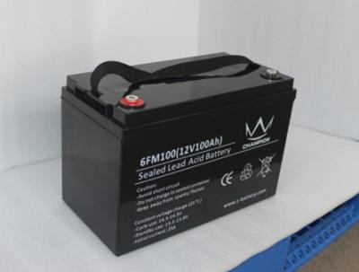 China Rechargeable 12v 100ah Deep Cycle Solar Lead Acid Battery Agm Vrla Battery for sale