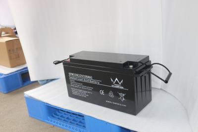 China VRLA 12V 150ah UPS / Wind / Solar Lead Acid Battery Deep Cycle 6FM200D for sale
