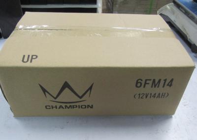 China 12V 14AH Agm Marine Deep Cycle Battery / Lead Rechargeable Battery for sale