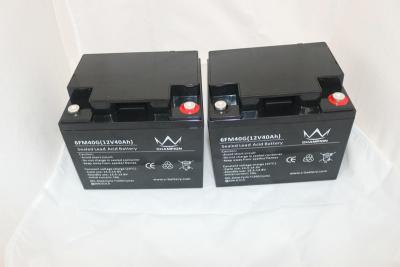 China 6FM40G 12 Volt 40ah M6 Solar Lead Acid Battery With Low Self Discharge for sale