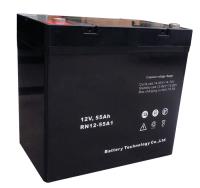 China Charging Sealed Lead Acid Batteries 12v 55ah / UPS Rechargeable Battery for sale