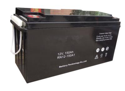 China Black 12 V 150AH Calcium Lead Acid Car Battery For Marine Boats N150MF for sale