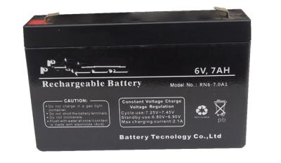 China Universal Sealed Lead Acid Battery 6V 7Ah For Solar System / EPS Systems for sale