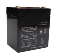 China Black Sealed Lead Acid Battery 12v 5ah / Rechargeable Sealed Lead Acid Battery 12v for sale