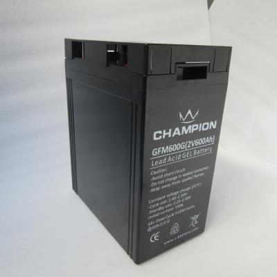 China Long Life 2v 600Ah Sealed Maintenance Free Lead Acid Battery 47kg for sale