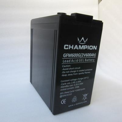 China Electric Utilities 2 Volt 600Ah Powersafe OPzV Battery for sale