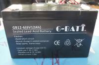 China UPS Power Backup 6V 12Ah Sealed Lead Acid Battery for sale