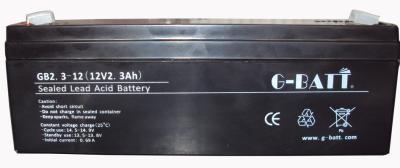 China SMF VRLA SLA 12V 2.3AH Sealed Lead Acid Battery for sale