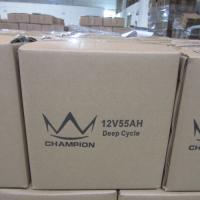 China 12v 55ah Rechargeable Agm UPS Lead Acid Battery M6 Terminal for sale